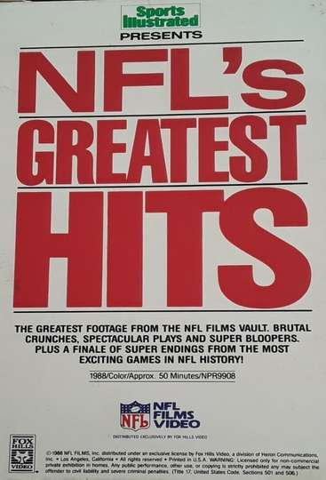 Sports Illustrated Presents NFLs Greatest Hits (1988) Stream and Watch ...