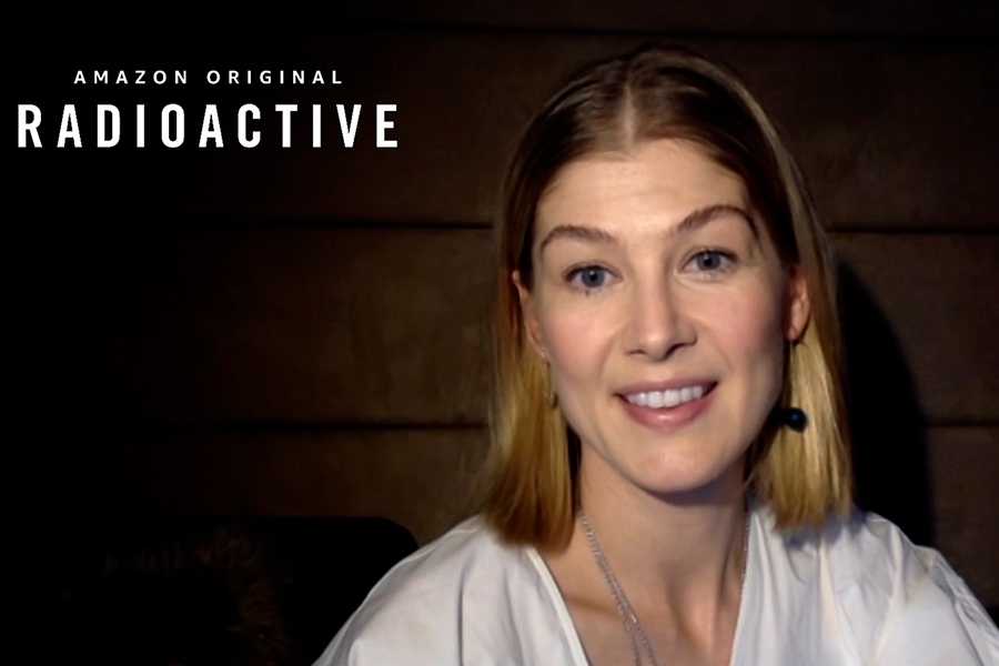 'Radioactive' stars Rosamund Pike & Sam Riley and director Marjane ...